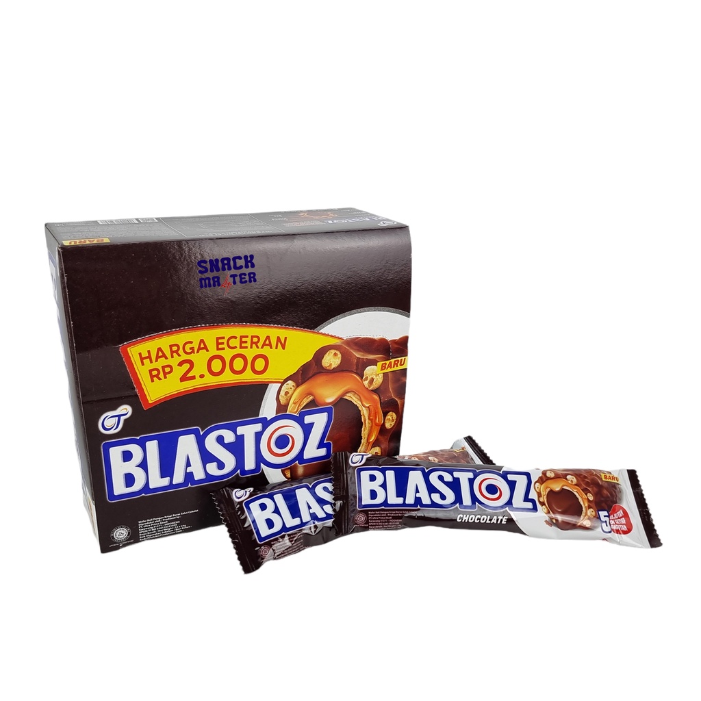 Jual Blastoz Wafer Roll BOX - Netto 12 pcs x 24 gr | Shopee Indonesia