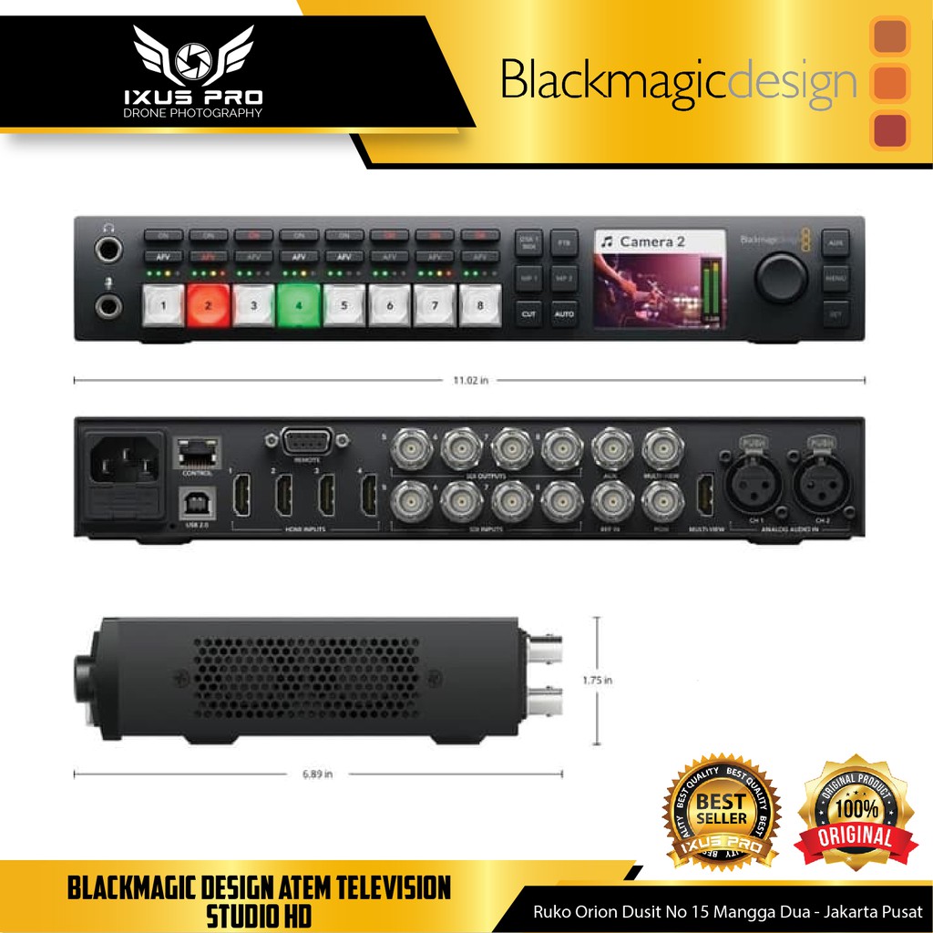 Jual Blackmagic Design ATEM Television Studio HD | Shopee Indonesia