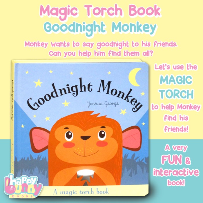 Jual Good Night Monkey Board Book (A Magic Torch Book) | Shopee Indonesia