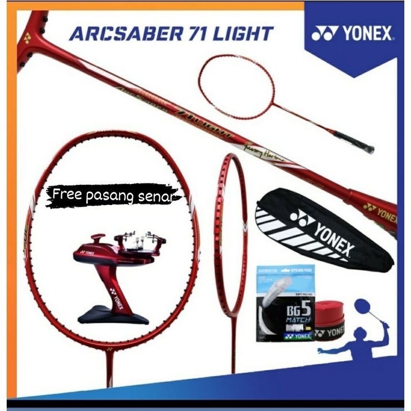 Jual Raket Badminton Yonex ArcSaber 71 Light Rudy Hartono | Shopee ...
