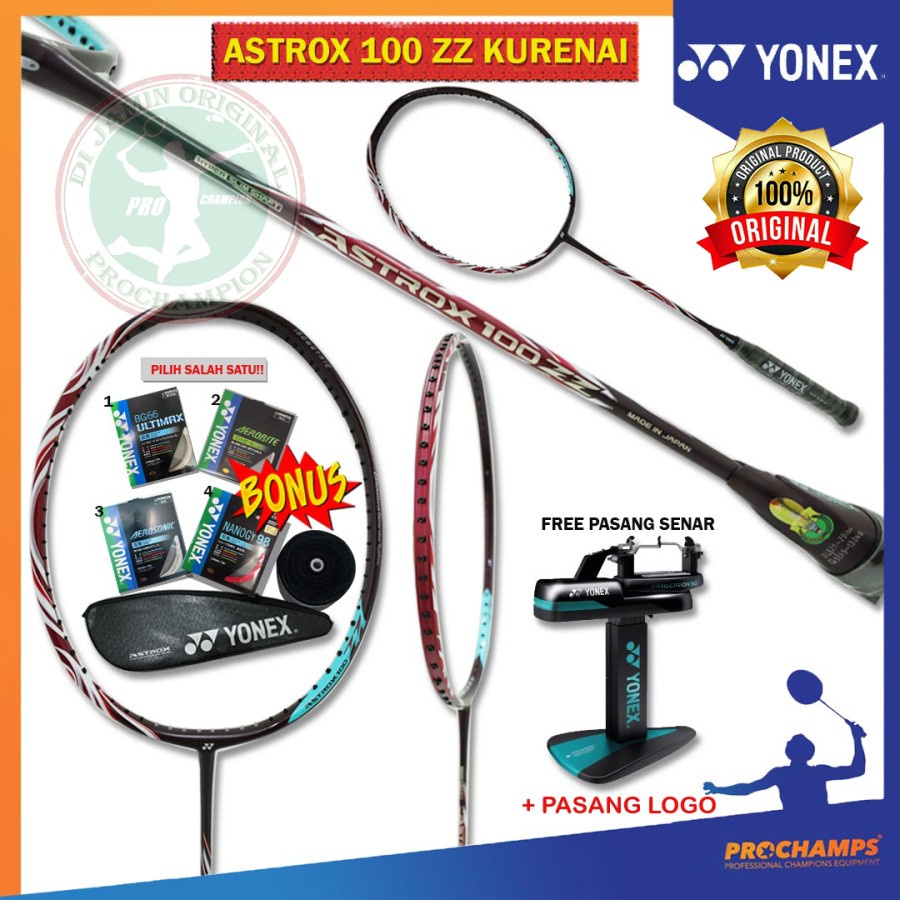 Jual Yonex Astrox 100Zz 100 Zz Kurenai Raket Badminton Original | Shopee Indonesia
