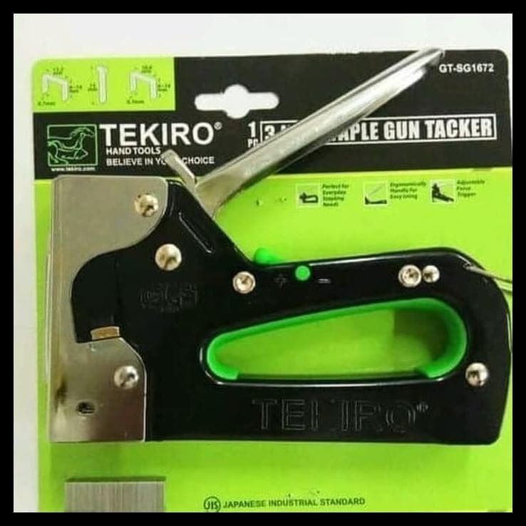 Jual Tekiro 3 in 1 Staple Gun Tacker GT-Sg 1672 | Shopee Indonesia