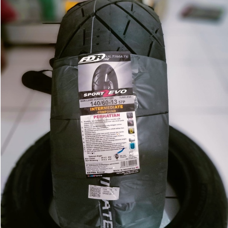 Jual Ban motor 140/60-13 FDR Sport Zevo Ring 13 Nmax ban Honda ADV ...
