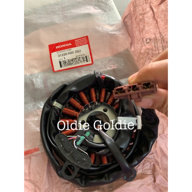Jual Spul Spool Stator Assy Honda VARIO 125 LED ORI AHM 31220-K60-B02 ...