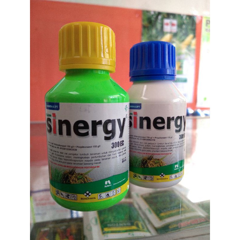 Jual Sinergy 300EC 80ml Fungisida + ZPT Untuk Penyakit Bercak Daun ...