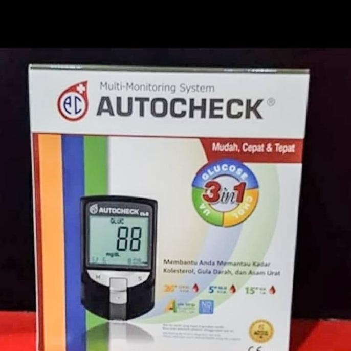 Jual Alat Auto Check 3 In 1 GCU / Gula Darah-Asam Urat-Kolestrol ...