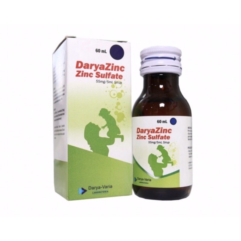 Jual Daryazinc sirup 60 ml | drop 15 ml ( menghentikan diare pada bayi & anak ) | Shopee Indonesia