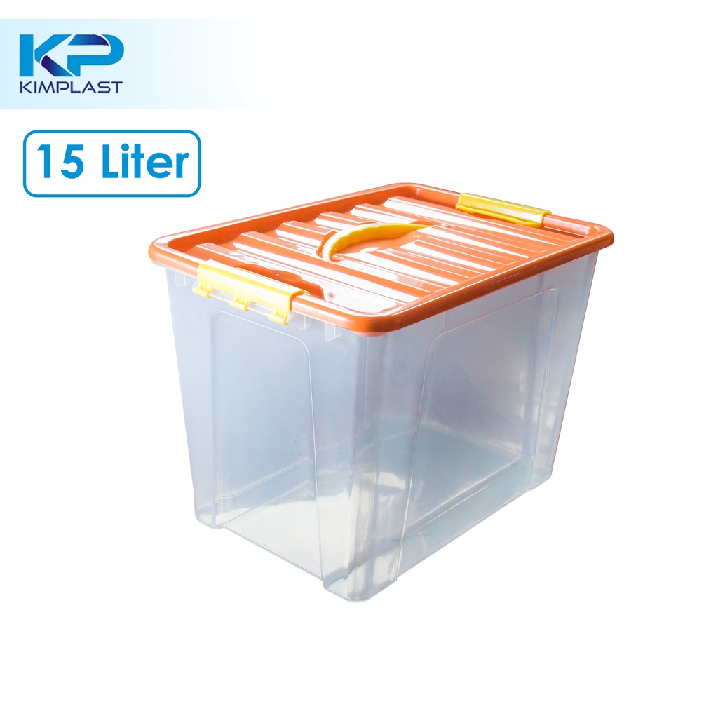 Jual KIMPLAST BOX Container 15 liter Prime / Dengan Pegangan Handle ...
