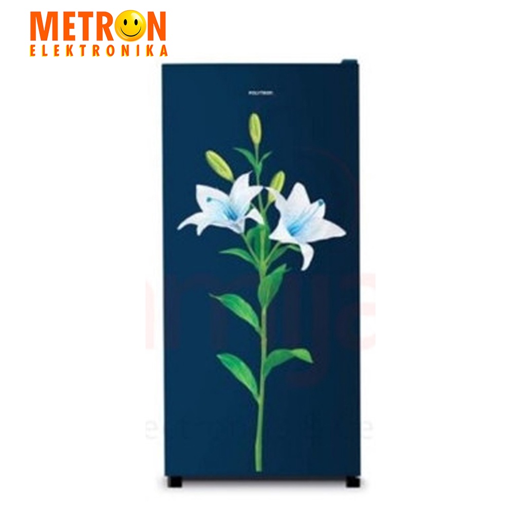 Jual POLYTRON PRB 157 PB - BIRU KULKAS 1 PINTU 150 LITER TEMPERED GLASS ...