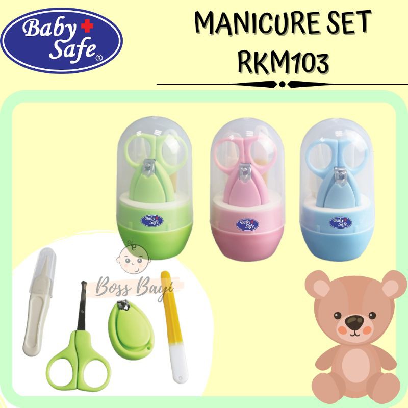 Jual BABY SAFE Manicure Set MS103 Gunting Kuku Bayi Anak | Shopee Indonesia