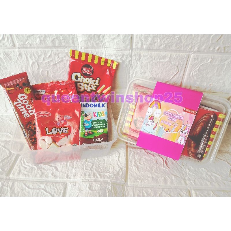Jual PAKET SNACK ULTAH KEMASAN BOX | Shopee Indonesia