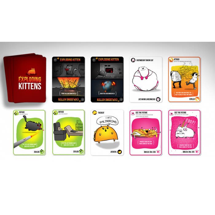 Jual Kartu Remi - Kartu Aikatsu - Kartu Animal Kaiser Exploding Kitten ...