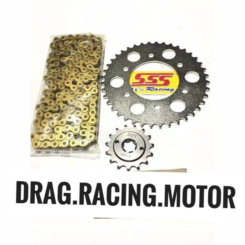 Jual gir gear set sss 415 Rxk F1zr Jupiter z Vega r Mx 1set | Shopee Indonesia