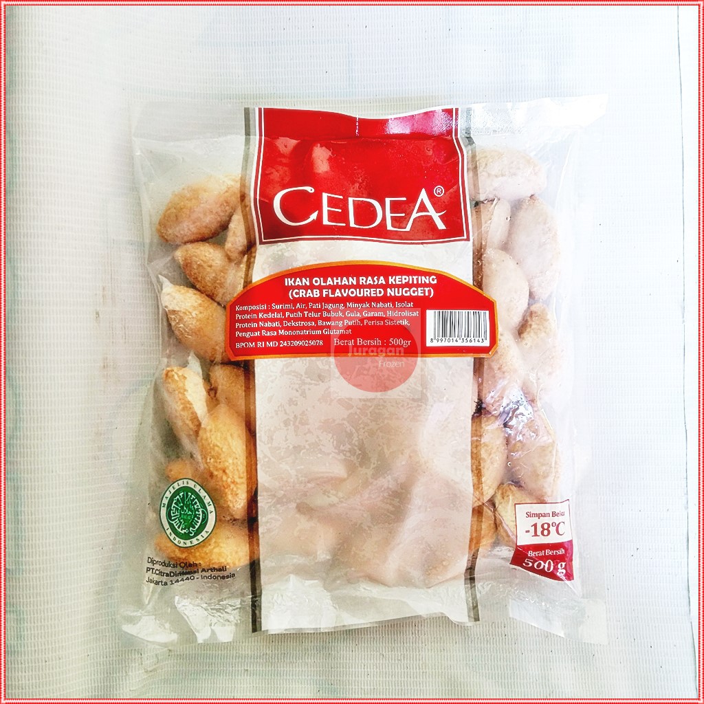 Jual CEDEA NUGGET KEPITING IKAN OLAHAN RASA KEPITING CRAB FLAVOURED ...