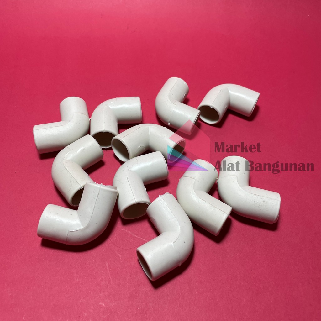 Jual Knee Knie Pipa Listrik 5/8“ PVC Putih / Kendi Keni 5/8"/ Elbow ...