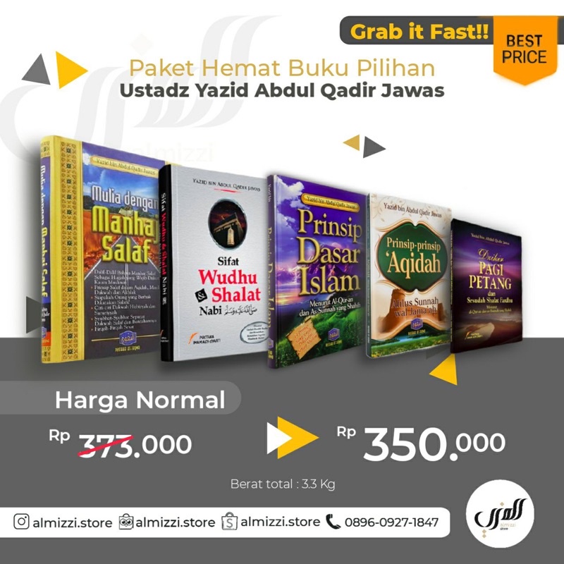 Jual PAKET BUNDLING BUKU USTADZ YAZID BIN ABDUL QADIR JAWAS | Shopee ...