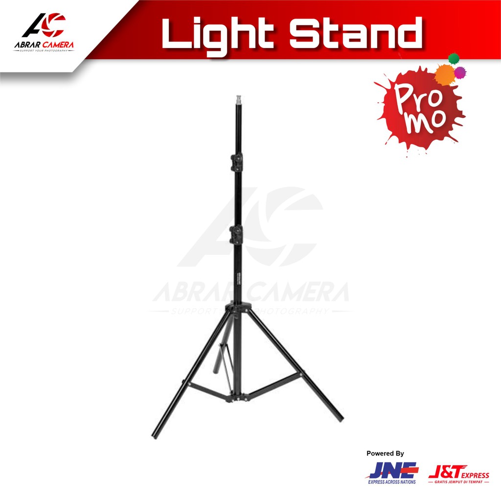 Jual Lightstand Tinggi 1,8 Meter Light Stand Flash Lampu Studio Tripod ...