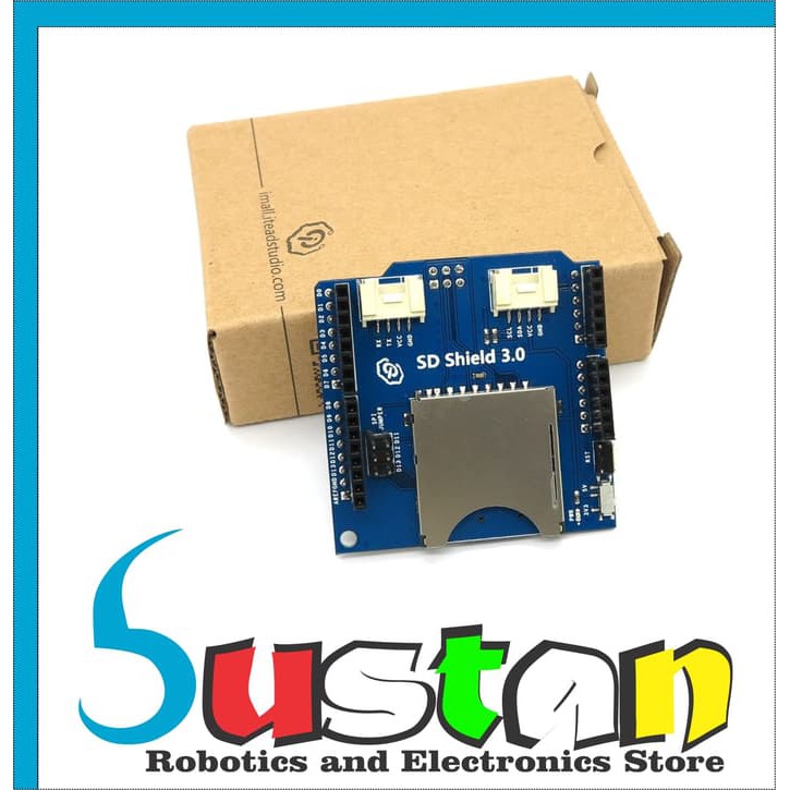 Jual Stackable SD Card Shield V3. 0 compatible with 5v and 3.3v for ...