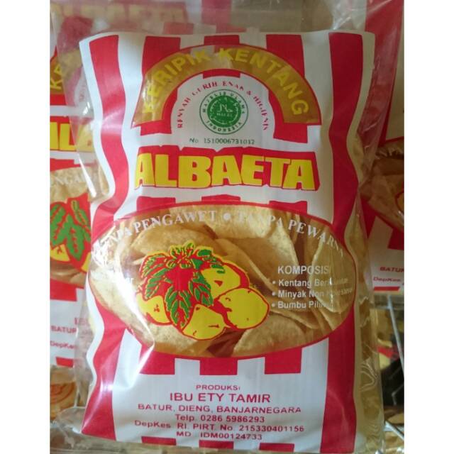 Jual Keripik kentang Albaeta 200 gr | Shopee Indonesia