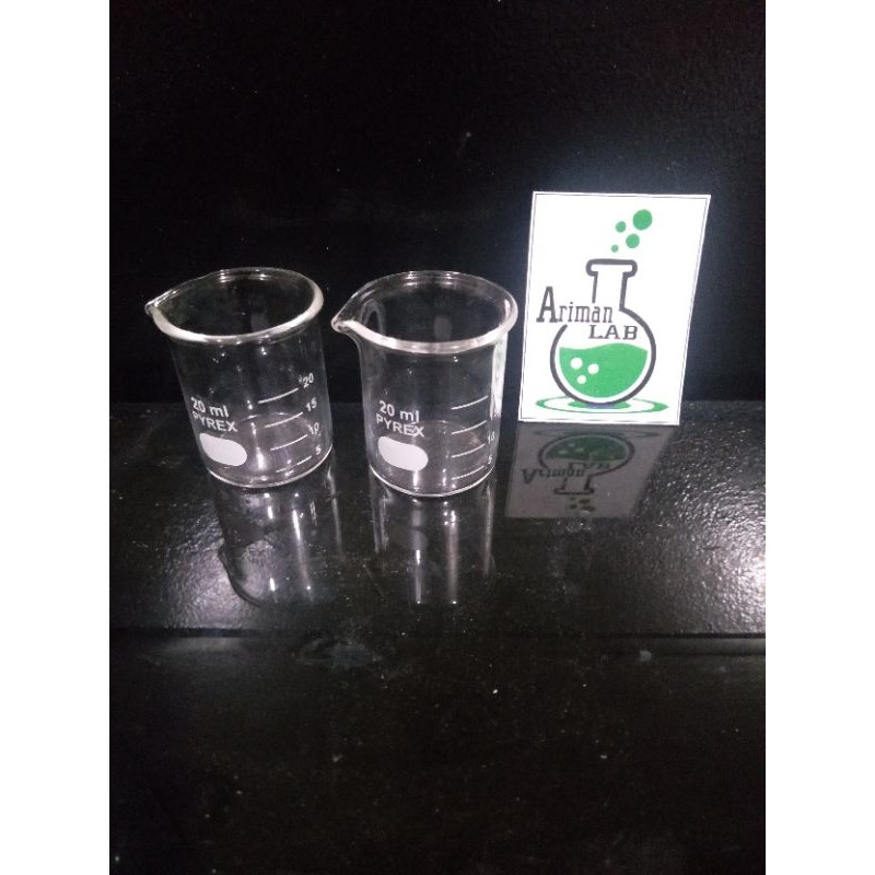 Jual Beaker kaca Pyrex 10 ml, 20 ml, 25 ml, 30 ml | Shopee Indonesia