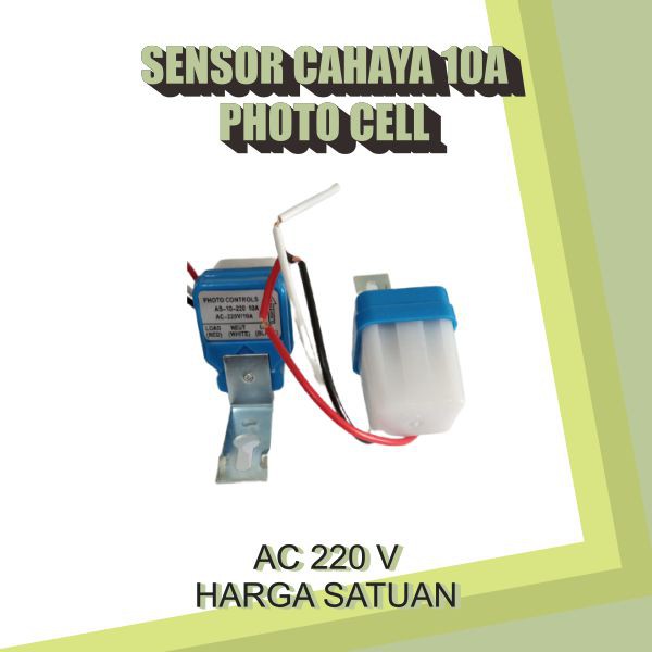 Jual Sensor Cahaya Fotosel Photo Cell Electric Lighting 10A Photosell ...