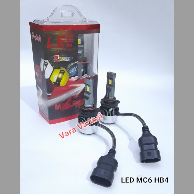 Jual LAMPU KABUT LED HB4 MC6 3WARNA / LAMPU FOGLAMP HB4 MC6 MACRON ...