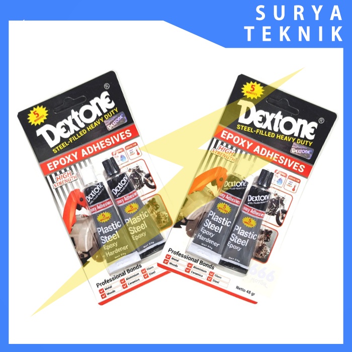 Jual Lem Besi Dextone Standard 48 gr Epoxy Adhesive / Lem Dextone ...