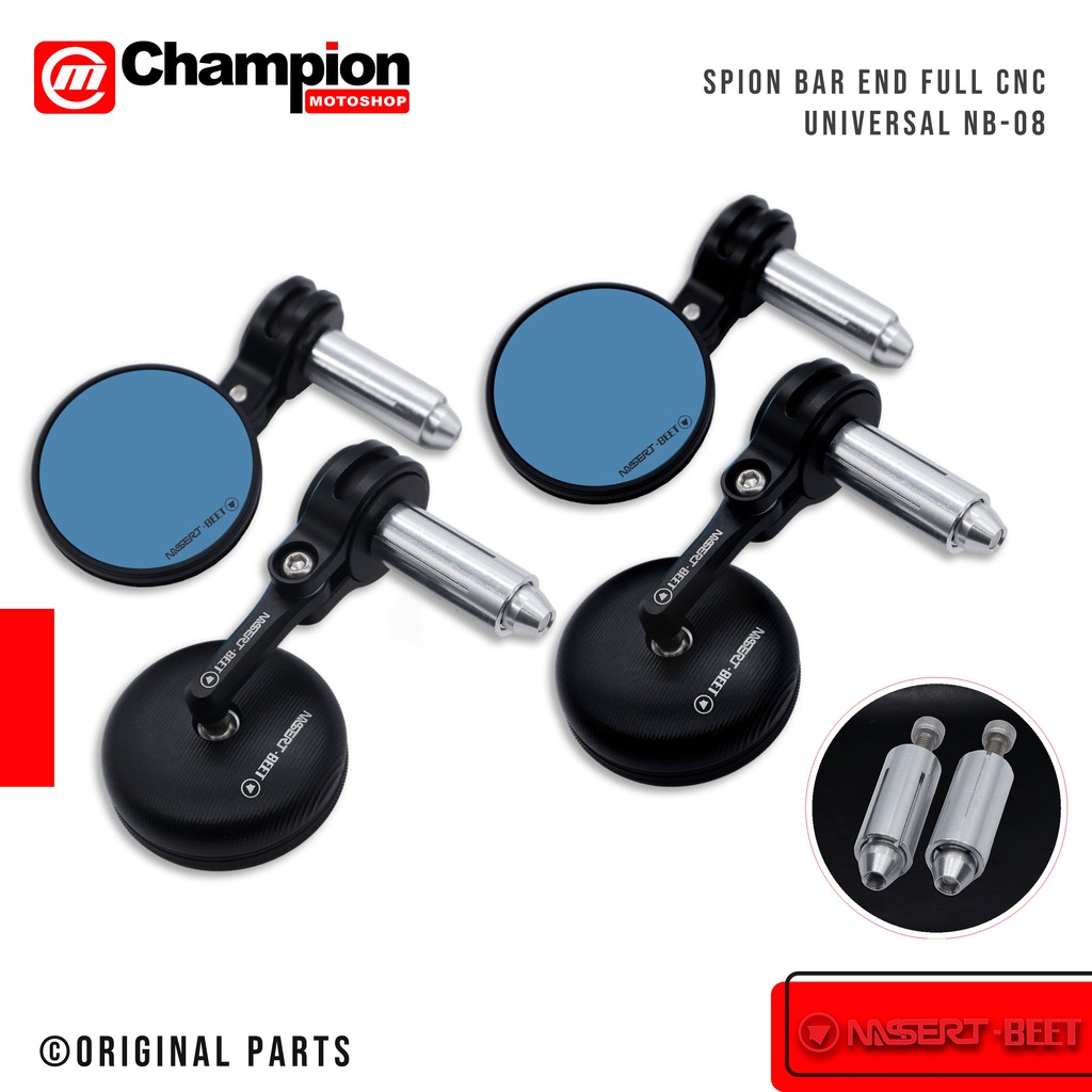 Jual Bar End Mirror Spion Jalu Full CNC Aerox Mio Vario Nmax PCX ADV ...