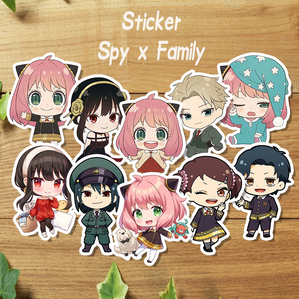Jual Sticker Anime Spy × Family / Stiker Pack Anya Forger (5Pcs ...