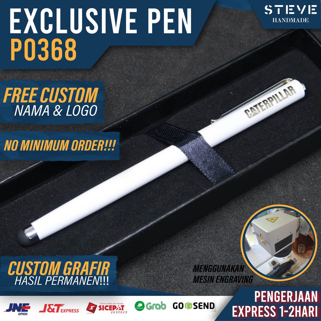 Jual Pena Ballpoint Bolpen Bolpoin Pulpen Rollerball Pen Steve P0368 ...