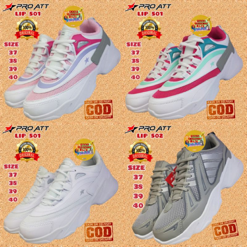 Jual SEPATU ORIGINAL PRO ATT CEWEK OLAHRAGA SENAM RUNNING | Shopee ...