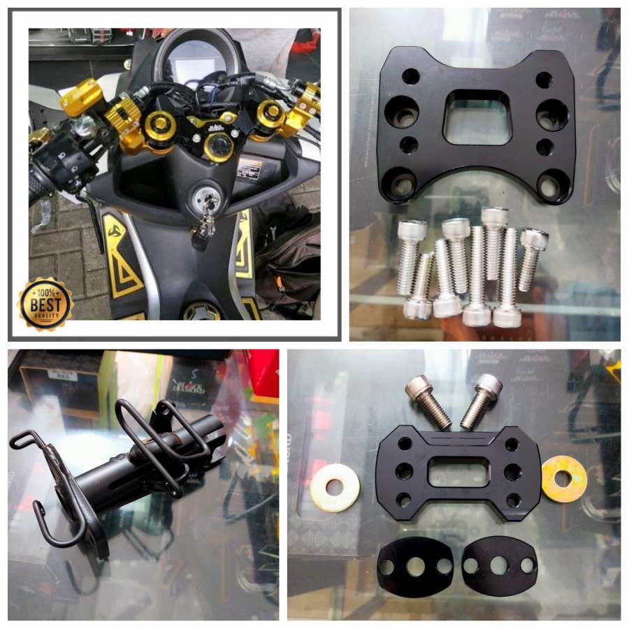 Jual Breket stang jepit bisa buat semua stang dudukan stang jepit nmax ...