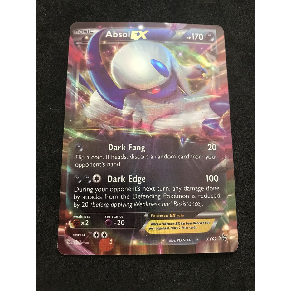 Jual Kartu Pokemon TCG Sun&Moon Absol EX (harga/kartu) | Shopee Indonesia
