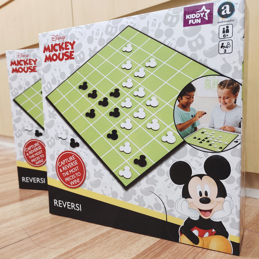 Jual Ambassador / Kiddy Fun | Disney - Mickey Mouse Reversi - Boardgame / Boardgames | Shopee ...
