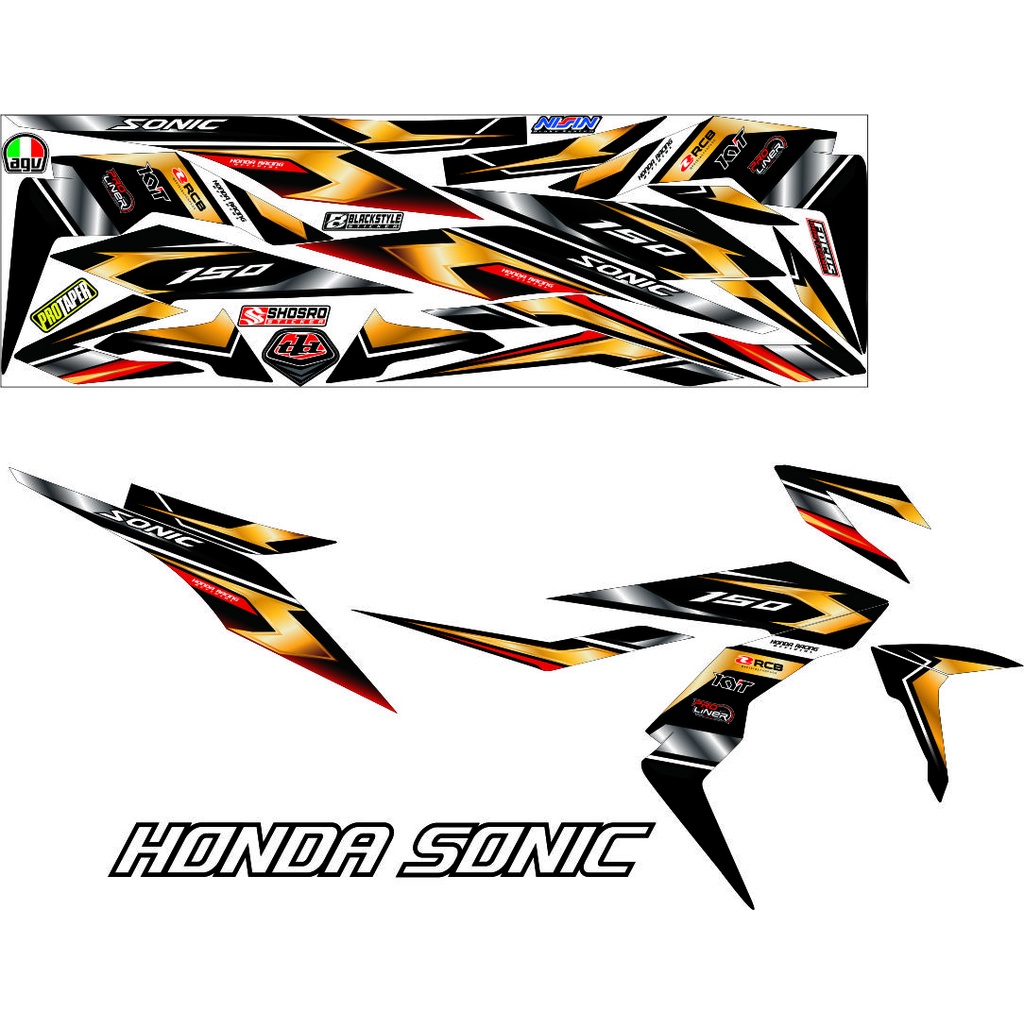 Jual STIKER VARIASI LIS STIKER STRIPING VARIASI TERBARU BUAT MOTOR ...