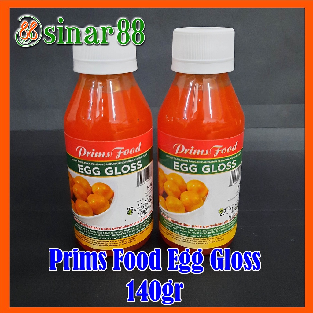 Jual Prims Food Egg Gloss 140gr (Pengkilap) | Shopee Indonesia