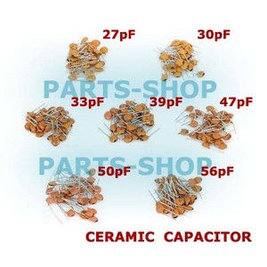Jual 10pcs Ceramic Capacitor 27pf 30pf 33pf 39pf 47pf 50pf 56pf ...