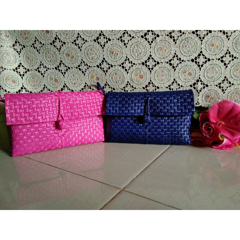 Jual NTJ/Dompet Jali Premium/Dompet Anyaman Jali/Clutch Jali Premium ...