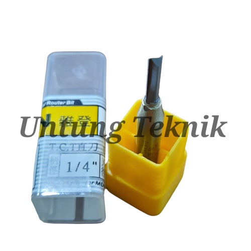 Jual ARDEN 1/4 X 3mm *12H Straight Bit - Mata Profil - Trimmer - Router ...