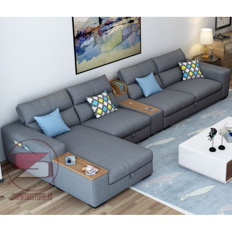 Jual [LJP014] SOFA RUANG TAMU TV MINIMALIS MODERN | Shopee Indonesia