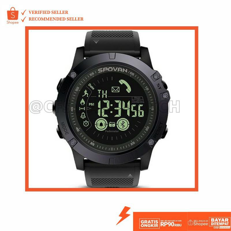 Jual Spovan Smartwatch PR1-2 Bluetooth | Shopee Indonesia