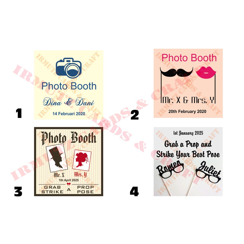 Jual Photo Booth Coupon atau Kupon Photobooth Pernikahan | Shopee Indonesia
