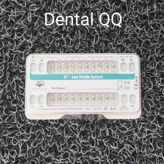 Jual Bracket ortho AO roth 022 // braces behel orthodontic 0,22 0.22 ...