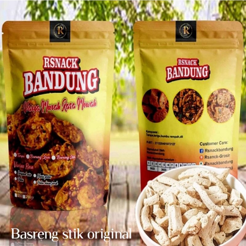 Jual Basreng original stik kemasan cantik250gr | Shopee Indonesia