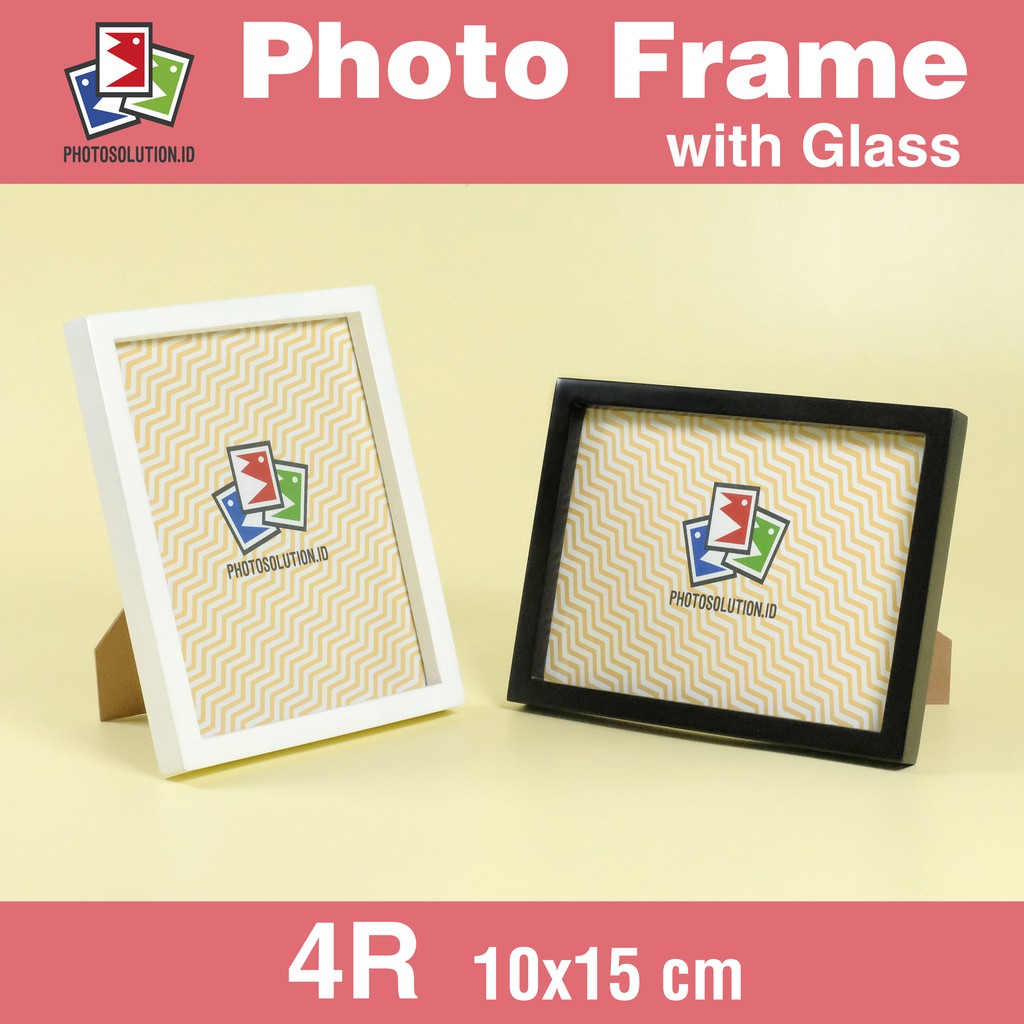 Jual Bingkai Foto 4R Kayu Minimalis Pakai Kaca - Photo Frame T02 ...
