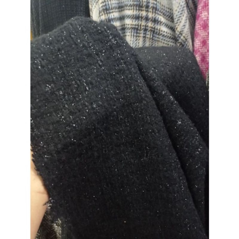 Jual NEW..kain rajut WOOL ACRYLIC IMPORT bahan blezer,jas,celana dll ...