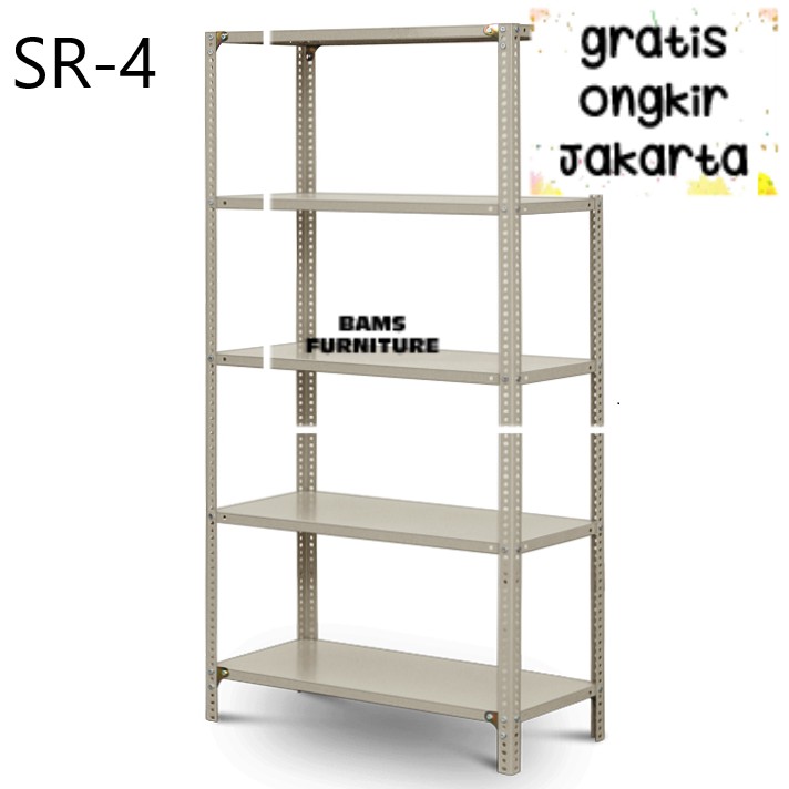 Jual rak besi rak display merek alba tipe sr4 dijamin asli by bams ...