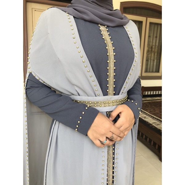 Jual ABAYA ARAB SAUDI DUBAI KAFTAN BIG SIZE BIGSIZE JUMBO MESIR HITAM ...