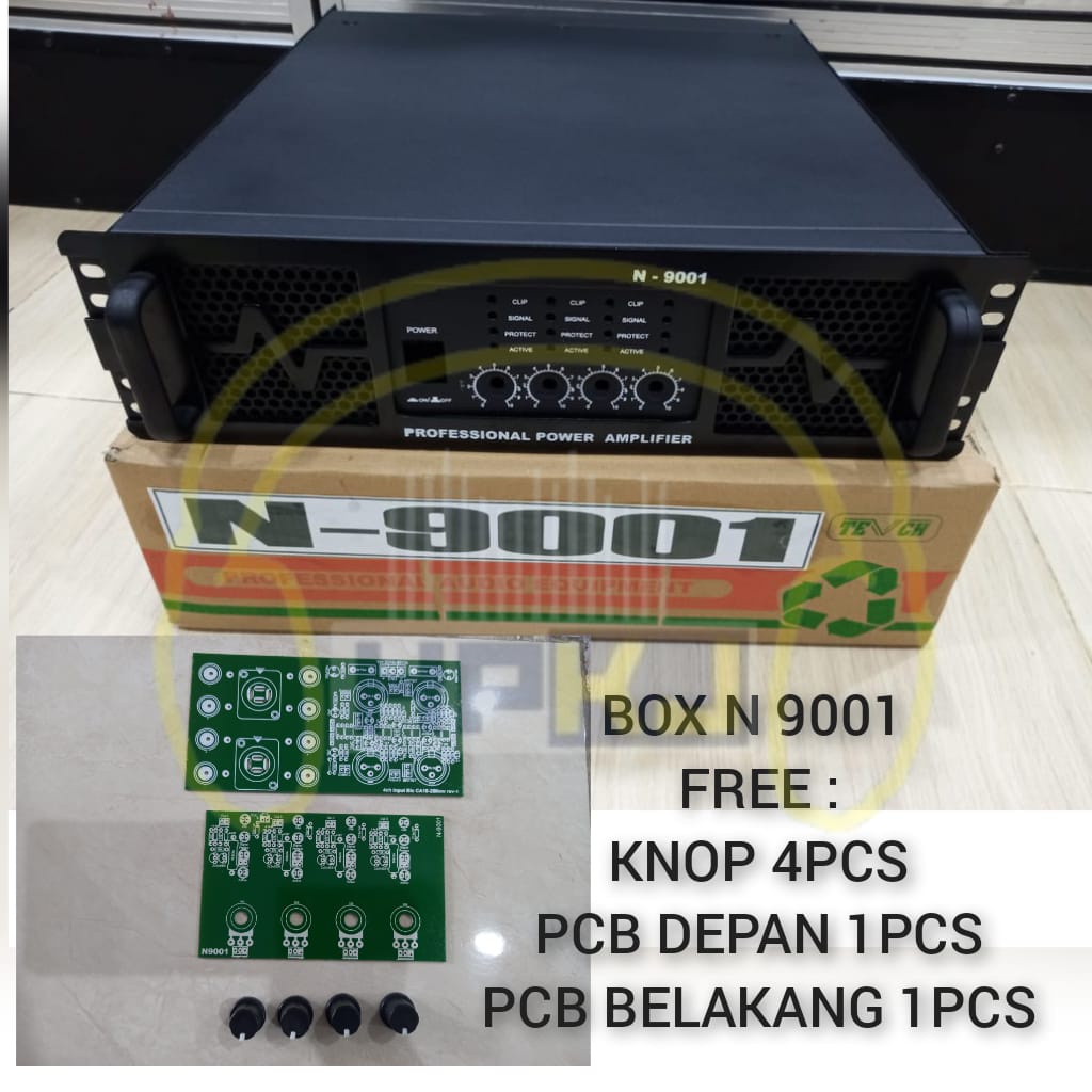 Jual BOX POWER AMPLIFIER 4CH N 9001 Box power ampli 4 channel N9001 ...