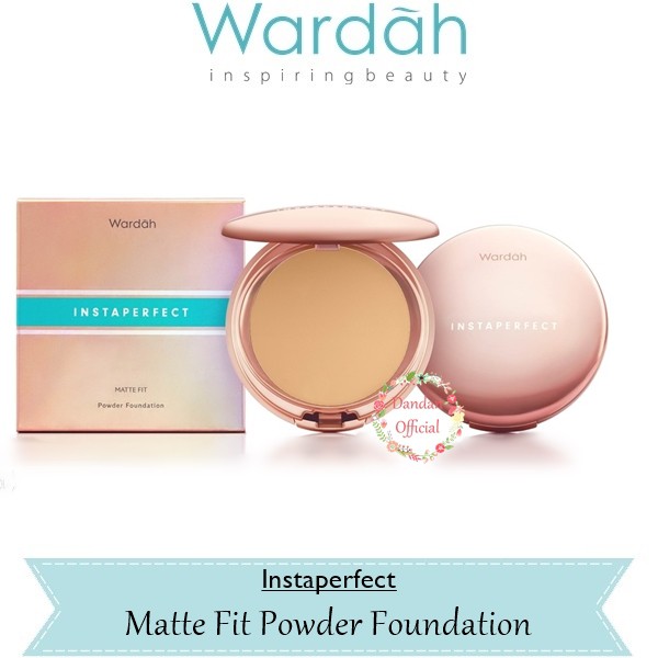 Jual Wardah Instaperfect Matte Fit Powder Foundation 13 gr | Shopee ...